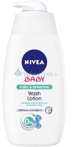 Nivea Baby Pure & Sensitive Wash Lotion 500ml | VonavyZivot.sk